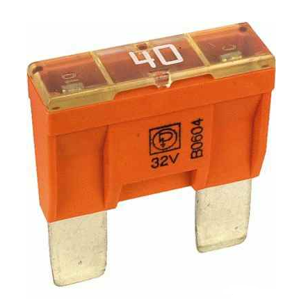 FUSÍVEL FICHA 40A MAXI LARANJA | RDC Parts